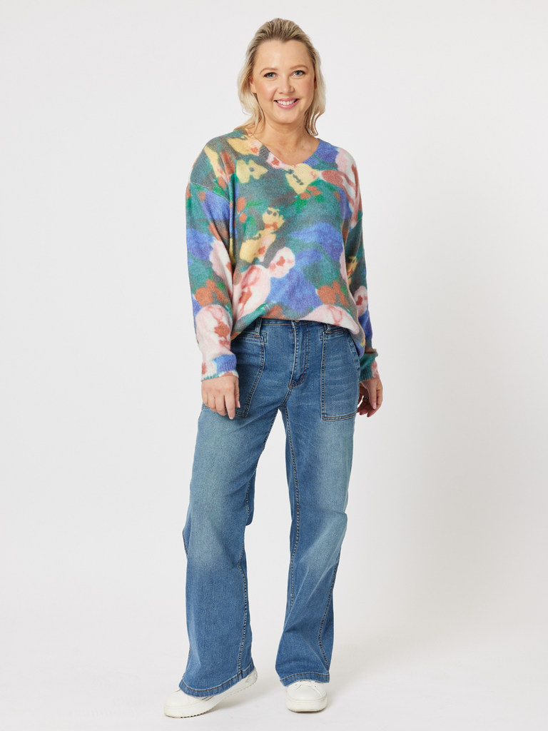 Hudson High Rise Wide Leg Jean - Denim – Gordon Smith